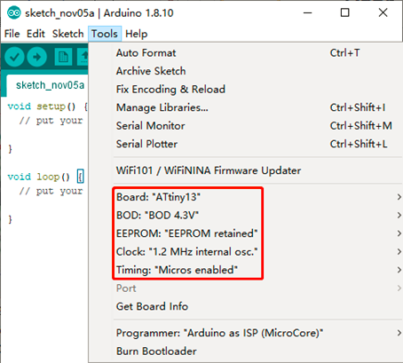 amt630a芯片中文资料_用Arduino UNO烧录Attiny13A芯片_weixin_39639550的博客-CSDN博客