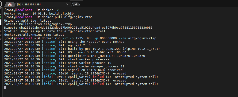 Linux----FFmpeg live streaming - Programmer Sought