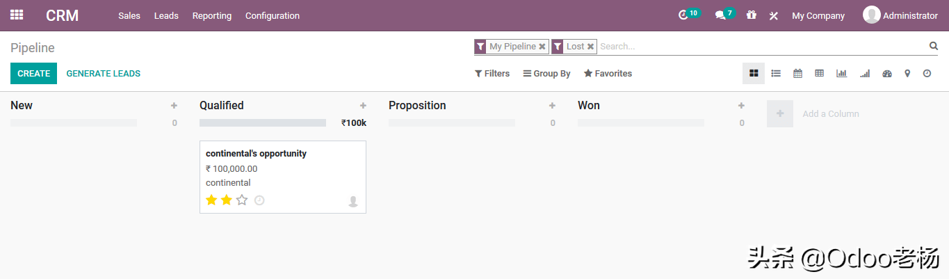 Odoo14免费开源ERP实施指南：CRM功能应用篇（2）_odoo免费版哪些可以用-CSDN博客
