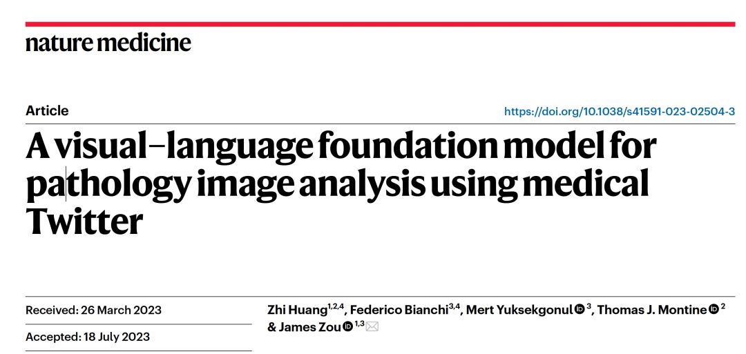 Nat. Med. | 基于视觉和语言的基础模型，用于病理图像分析_wsss4luad数据集-CSDN博客