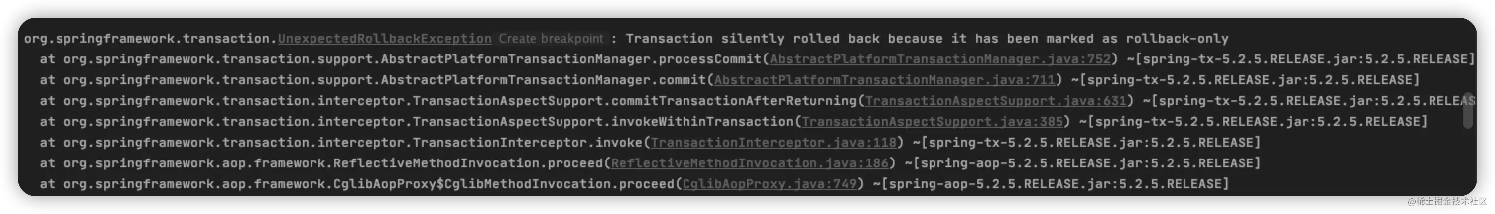 rollback-only异常令我对事务有了新的认识-CSDN博客