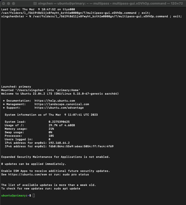 【手把手教程】MacOS 安装Multipass一款更轻量级的虚拟机 保姆级安装教程_multipass 下载-CSDN博客