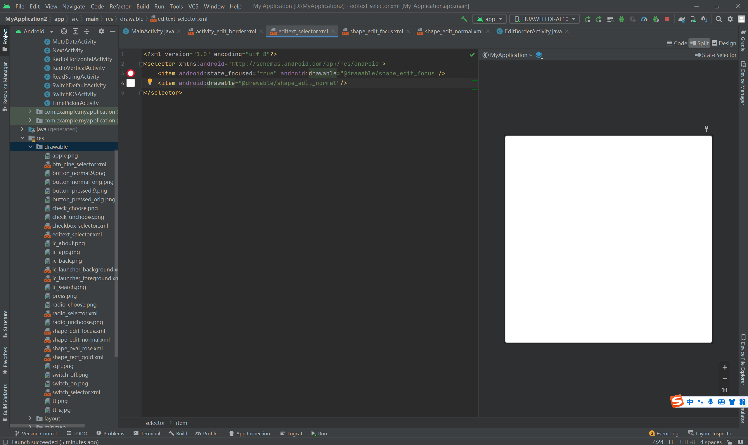 基础复习——文本输入——编辑框EditText——焦点变更监听器——文本变化监听器...-CSDN博客