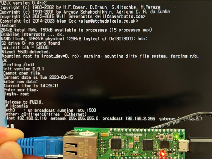 如何在 Fuzix OS 中使用 W5500 和 Raspberry Pi Pico 的以太网-CSDN博客