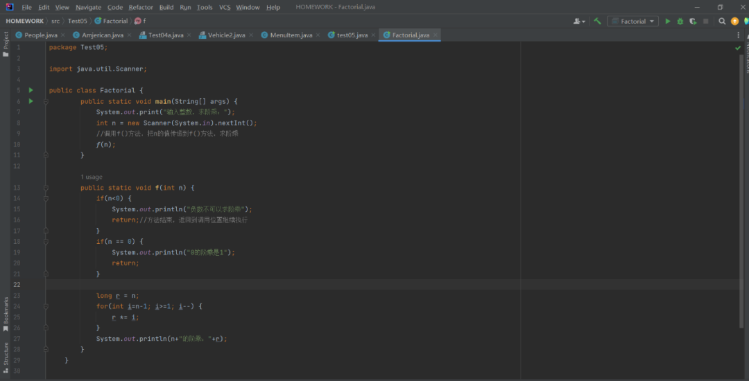 用for循环求数的阶乘_用for循环计算阶乘-CSDN博客