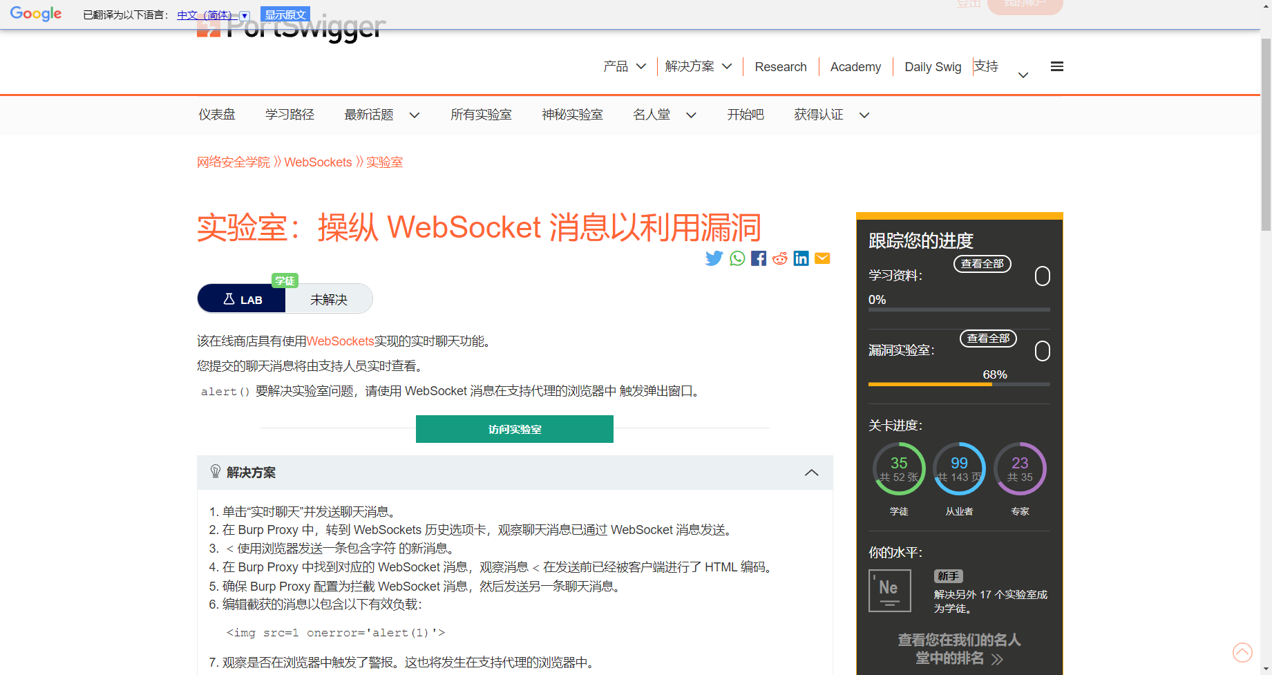 Burpsuit 靶场websocketsbp靶场websocket Csdn博客 