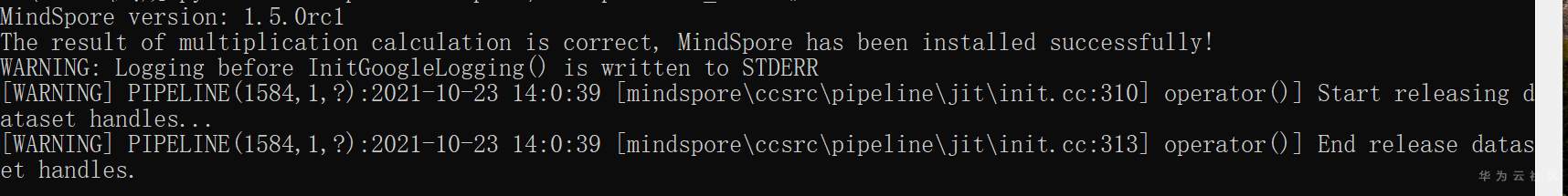 Windows下安装Mindspore CPU版本时出现warning_mindspore关闭警告-CSDN博客