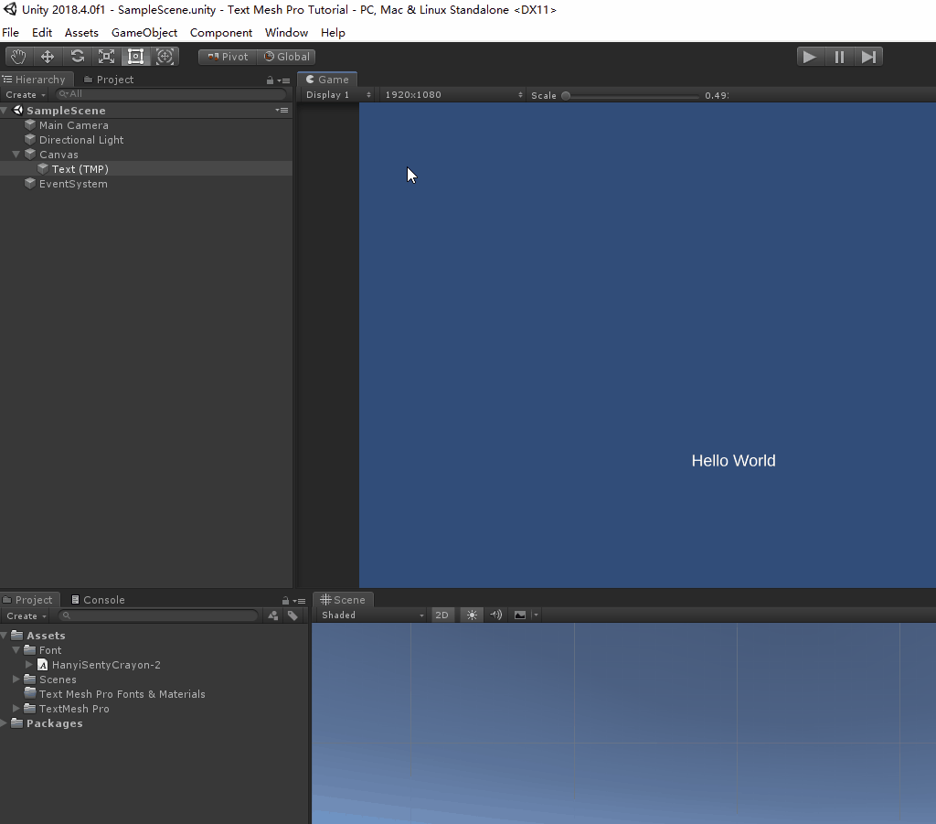 Text Mesh Pro --- 创建字体-CSDN博客