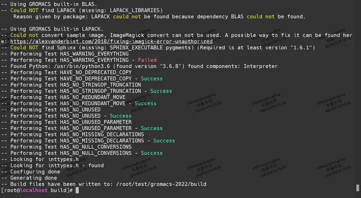 Linux下编译和安装GROMACS教程详解_服务器linux中使用gromacs cpu版本进行分子动力学模拟教程-CSDN博客