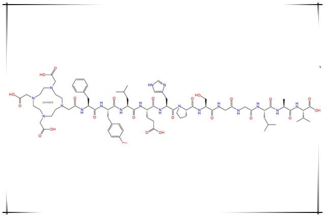 多肽实验室科研试剂 DOTA-Phe-Tyr-Leu-Glu-His-Pro-Ser-Gly-Gly-Leu-Ala-Val-COOH，的合成 ...