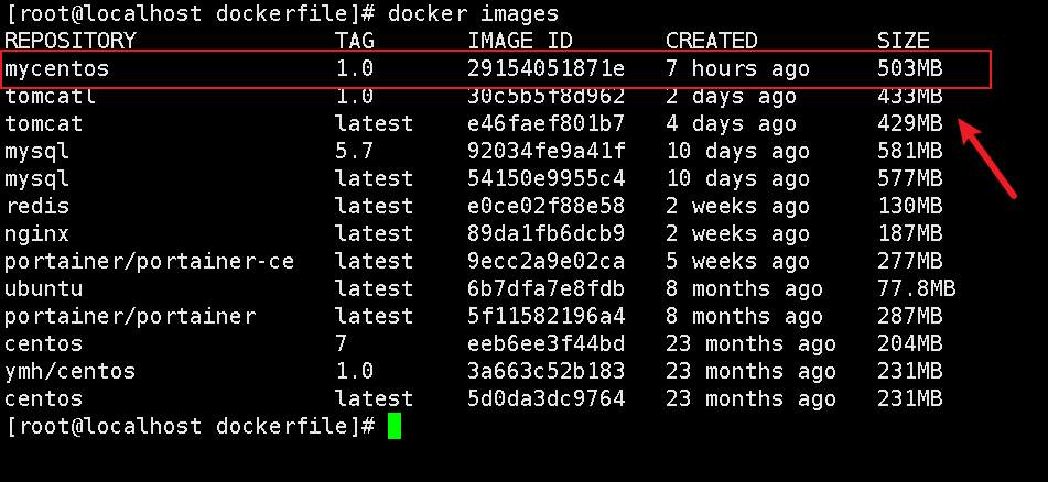 dockerfile报错：failed to read expected number of bytes: unexpected EOF ...