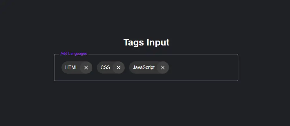 在 Html Css 和 Javascript 中创建标签输入框htmlcss设置文本框 Csdn博客