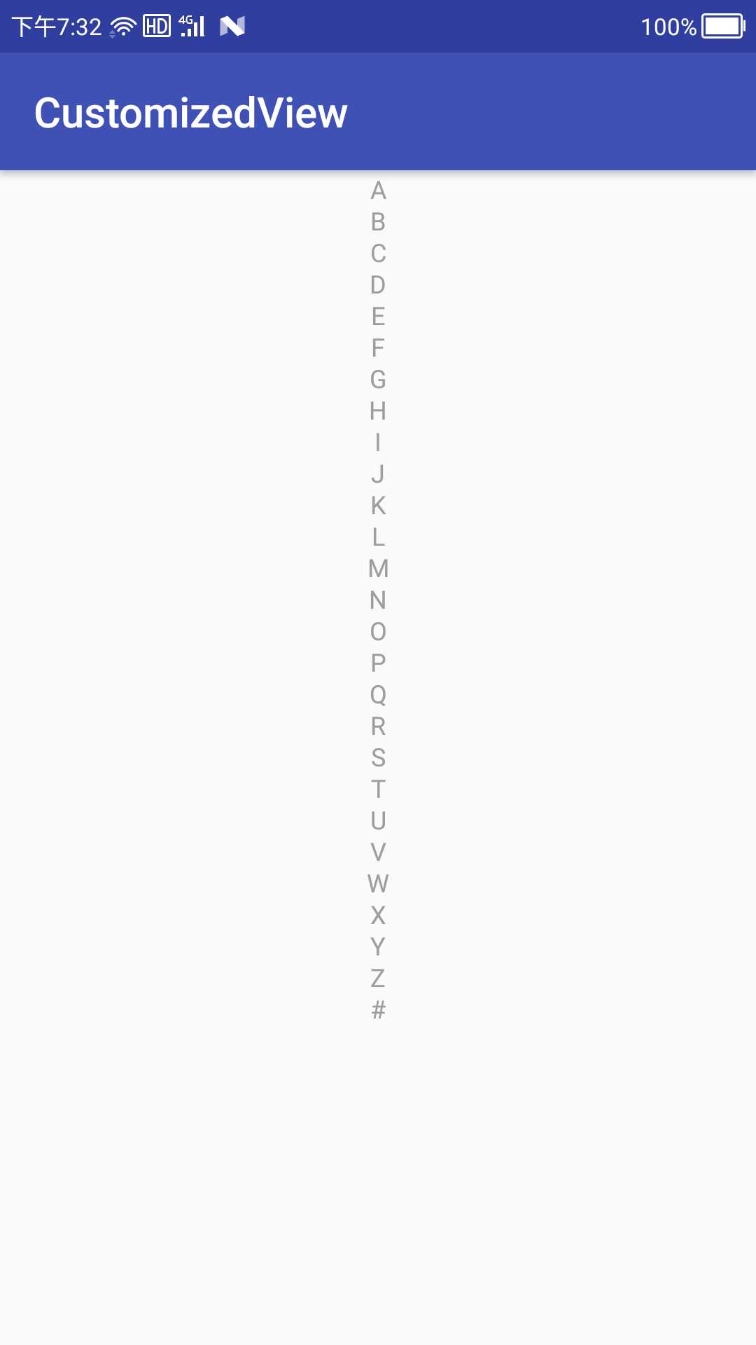 Android 字母索引列表android 自定义view 字母索引表（一）示例代码 Csdn博客