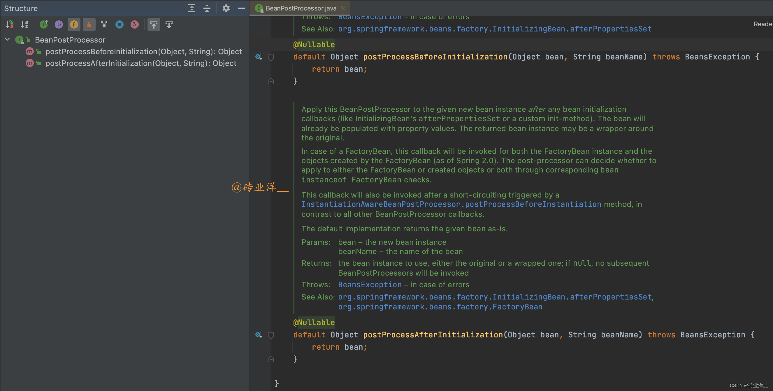 Spring高手之路6——Bean生命周期的扩展点：BeanPostProcessor_beanpostprocessor拓展-CSDN博客