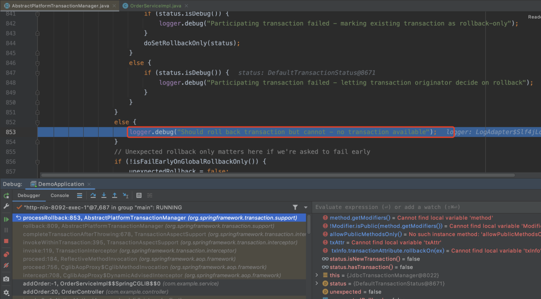 JAVA面试题分享三百六十：事务@Transactional失效的10种场景_java事务失效几种场景-CSDN博客