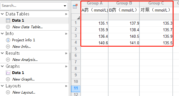 graphpad两组t检验_Graphpad 作图教程 | 手把手教你绘制柱形图-CSDN博客