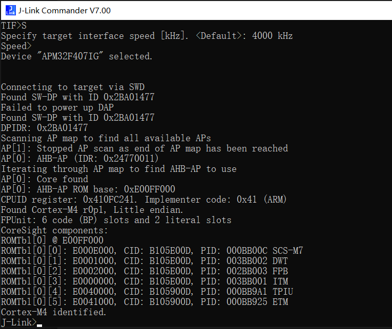 [APM32F4]【技术分享】APM32F411的pyOCD命令行操作_pyocd 擦除-CSDN博客