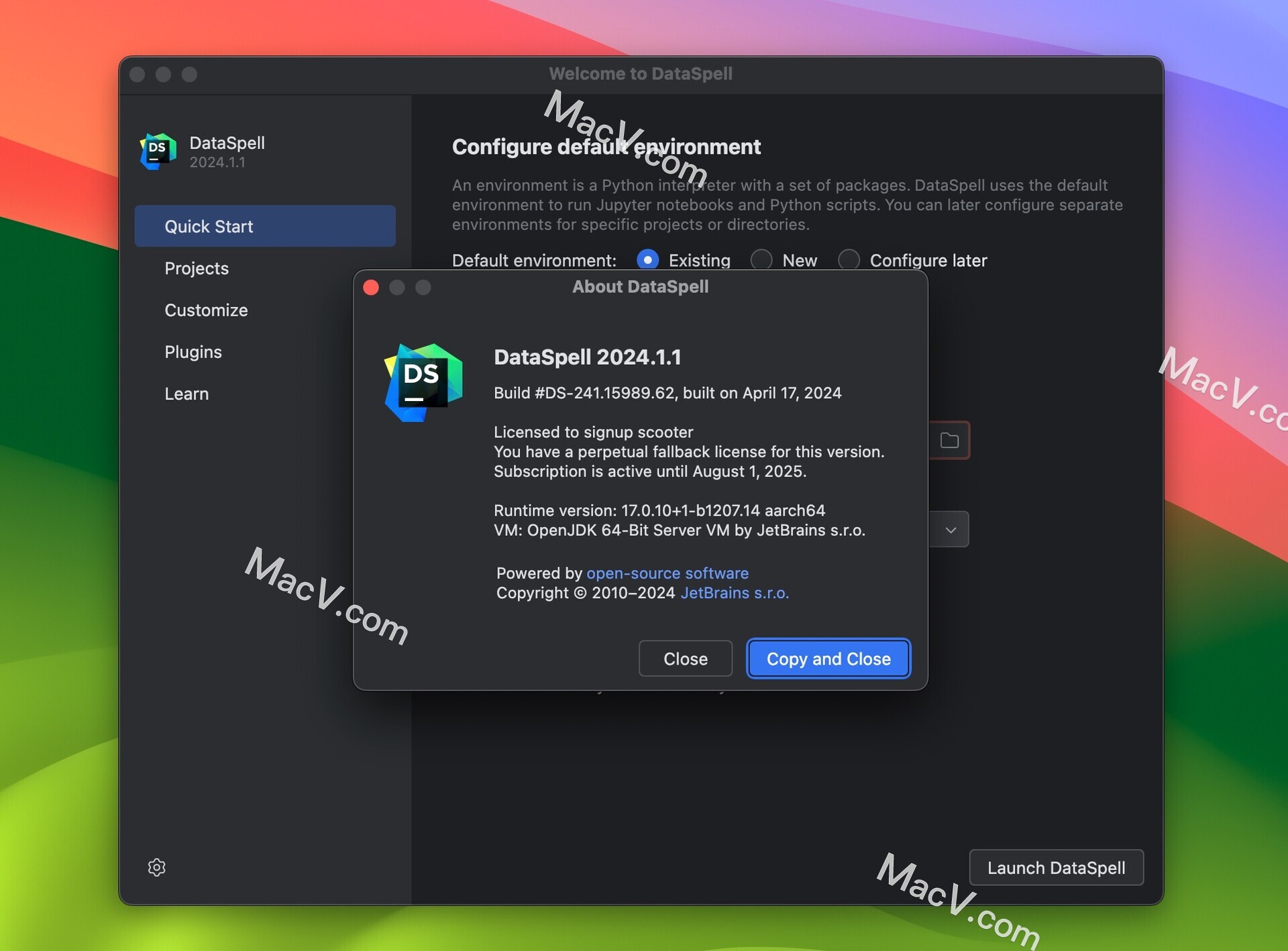 JetBrains DataSpell for mac(数据科学家的IDE)v2024.1.1中文版_dataspell 中文-CSDN博客