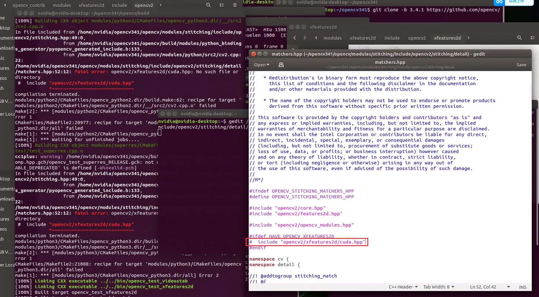 合众xavier NX板卡上部署vins-fusion-gpu总结（包含装opencv3.4.1 opencv_contrib3.4.1 cv_bridge）20220831_xavier ...