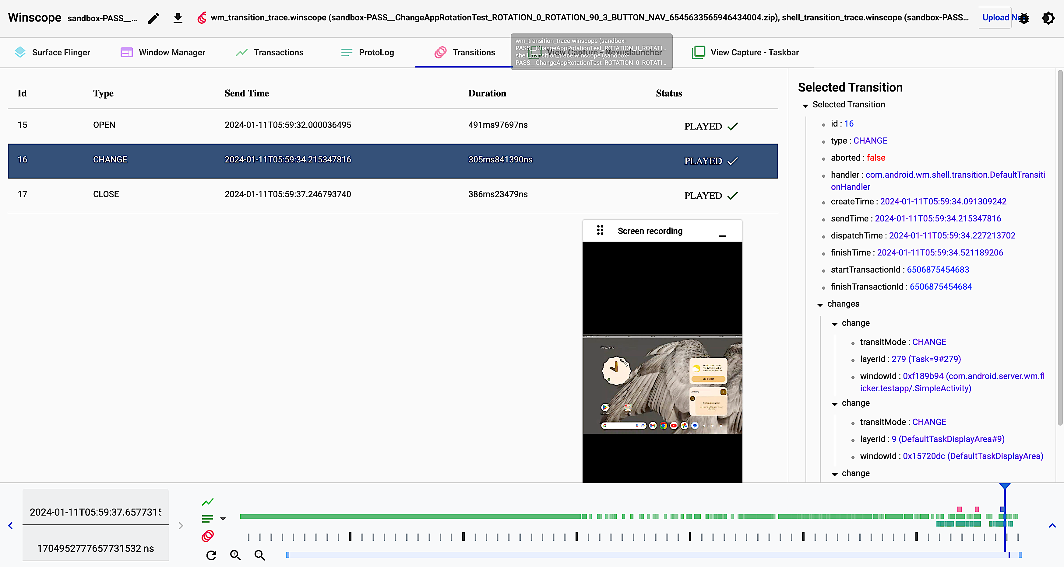 Android 使用 Winscope 跟踪窗口转换_android winscope-CSDN博客