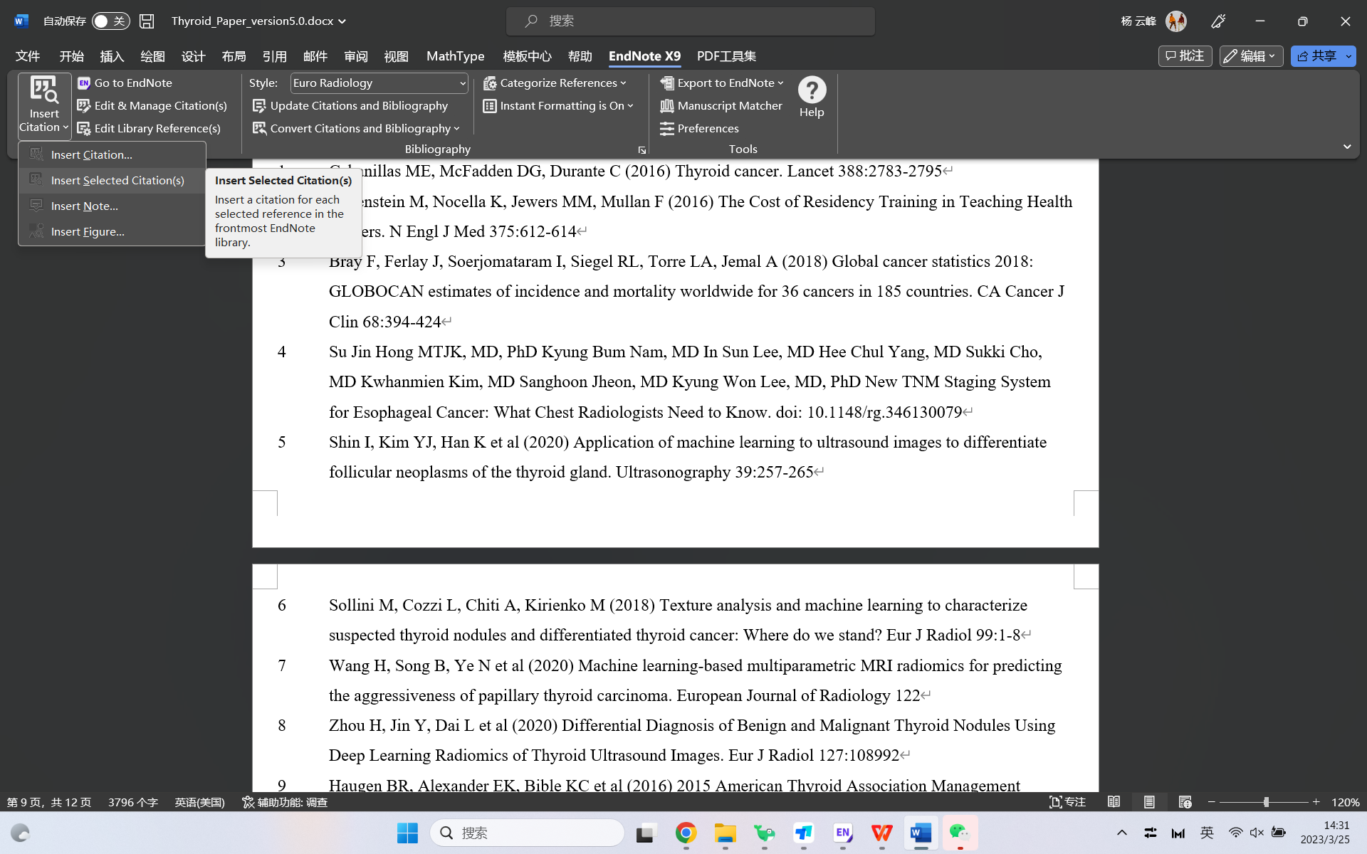 如何使用Endnote x9插入文献，并介绍一种简单的方法对PubMed上的文献进行Endnote导入._pubmed文章怎么导入endnote-CSDN博客