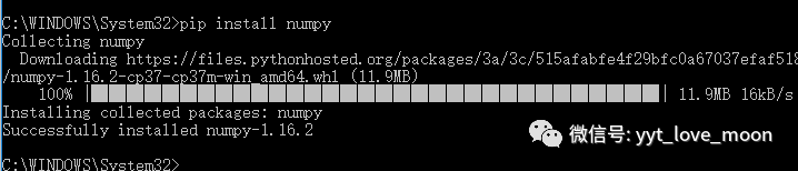 pip install numpy版本号_windows下如何安装numpy、pandas、matplotlib、seaborn的python ...