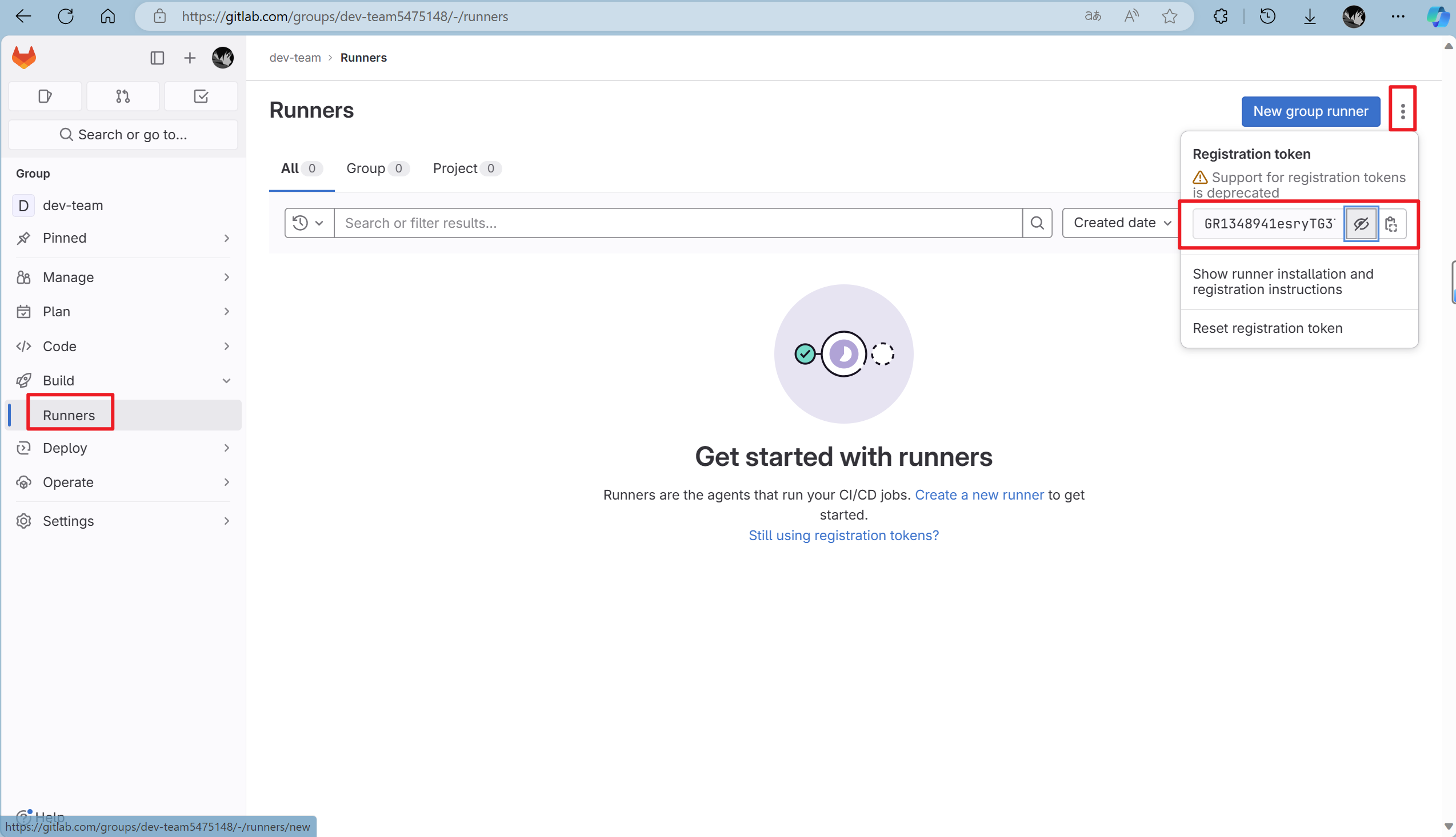 GitLab Runner注册大揭秘：高效CI/CD的入门指南_runners token-CSDN博客