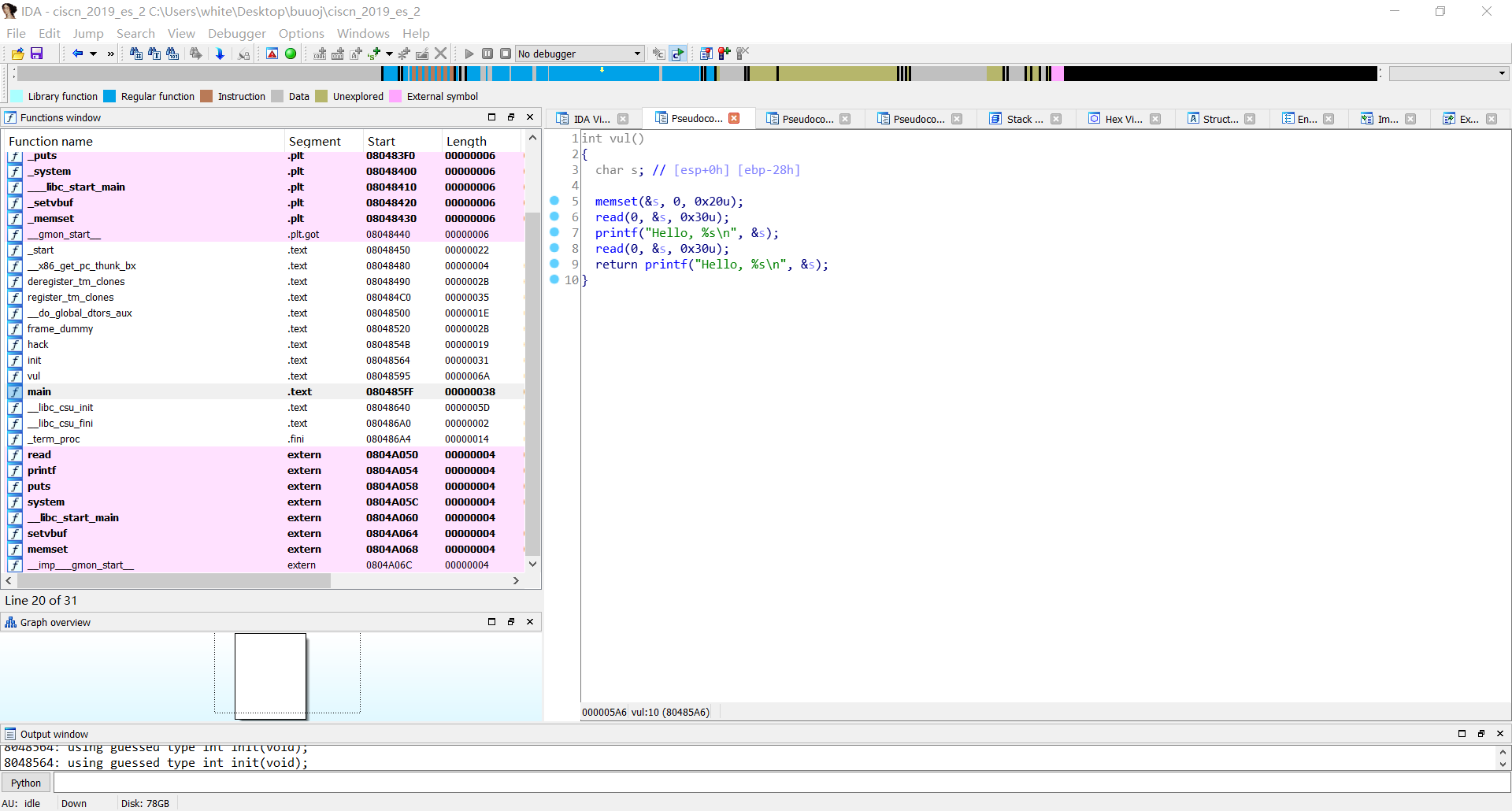 ciscn_2019_es_2-CSDN博客