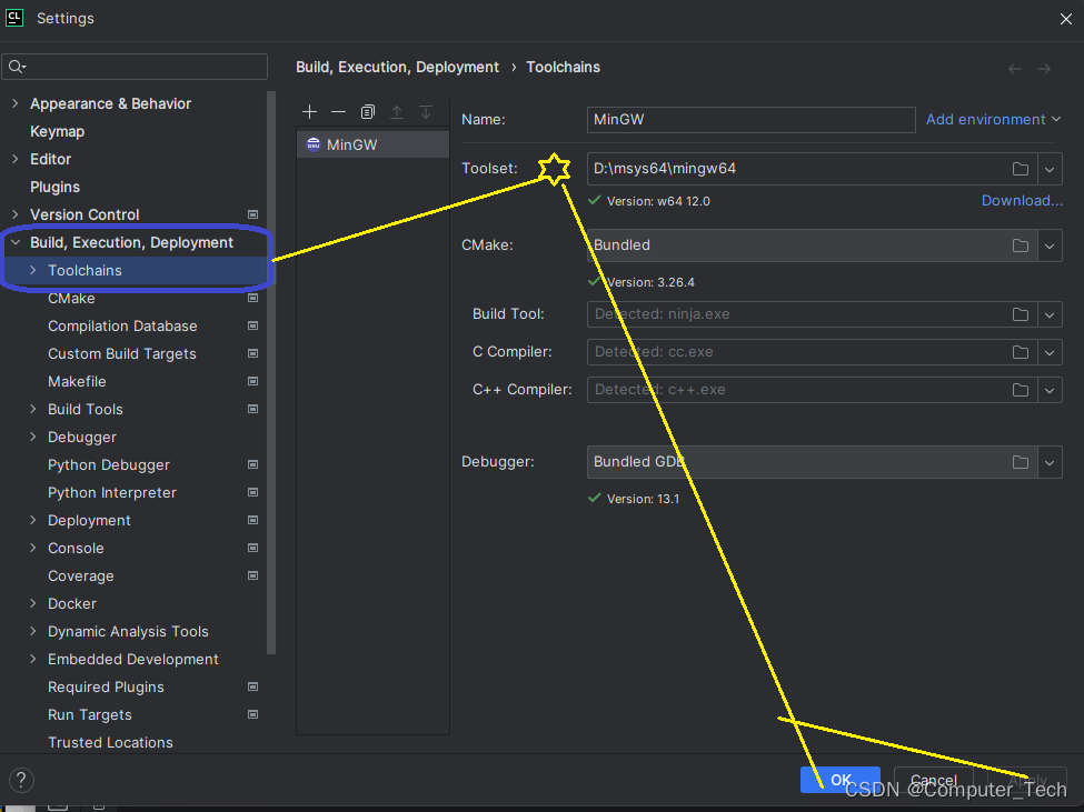 windows+GTK4_3+Clion+msys2-CSDN博客