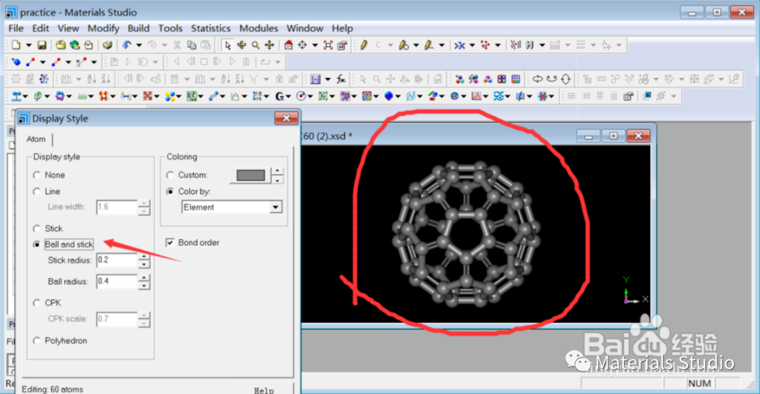 c++动态数组是如何建立和使用的_如何使用Materials studio 建立非周期C60结构？-CSDN博客