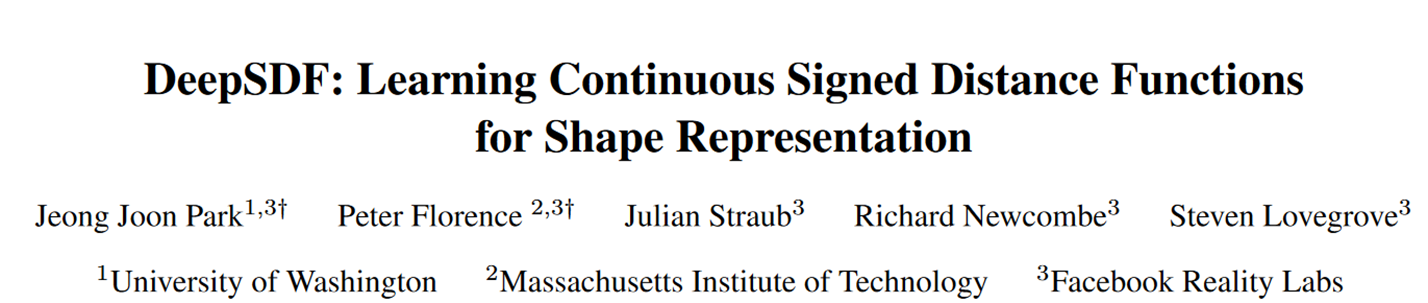 DeepSDF阅读-CSDN博客