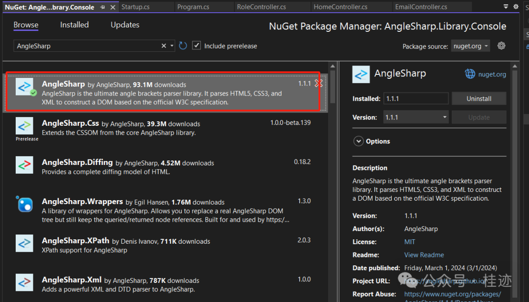 了解 AngleSharp：让你的网页处理更简单-CSDN博客