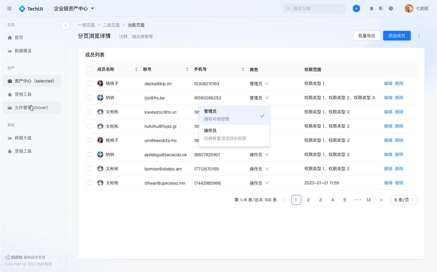 Antdesign专门出了一套针对开发公司的UI框架，叫TechUI_tech-ui-CSDN博客
