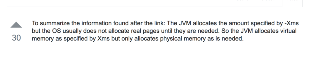 Java应用的实际内存大于 Jvm设置的xmx原因jvm 为什么设置了xms参数后程序占用的内存比不设置xms参数变多了 Csdn博客