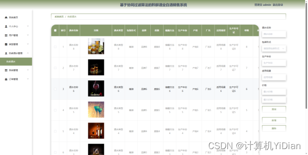 基于springbootvue的酒业酒水销售系统设计和实现源码lw部署讲解酒水销售管理系统界面 Csdn博客