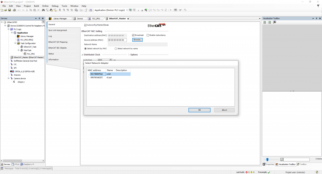 Raspberry PI + Codesys + EtherCAT步进驱动ECR60 Motion功能测试_codesys 树莓派-CSDN博客