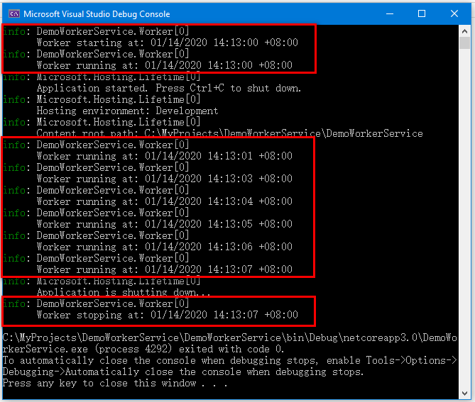 利用.NET Core中的Worker Service，来创建windows服务或linux守护程序_c# worker service-CSDN博客