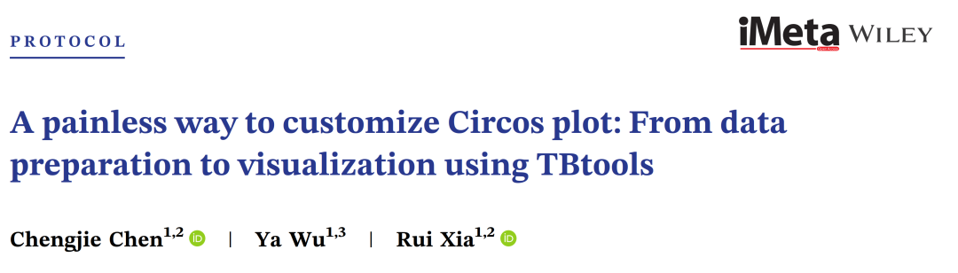 iMeta | 华南农大陈程杰/夏瑞等发布TBtools构造Circos图的简单方法-CSDN博客