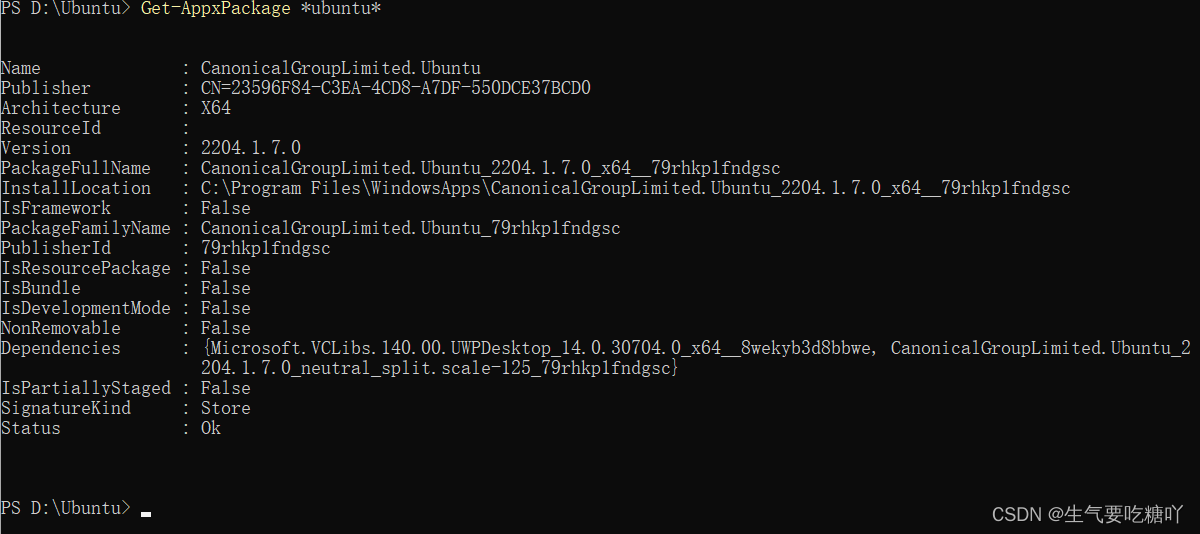 使用Windows子系统WSL安装Lunix_ubuntu2204-221101.appxbundle 怎么安装-CSDN博客
