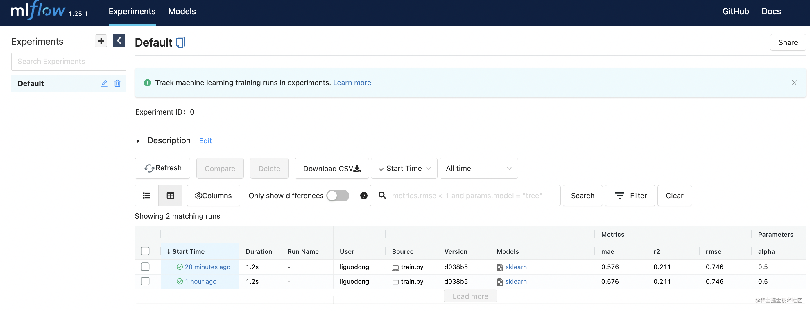 MLflow快速入门_mlflow教程-CSDN博客