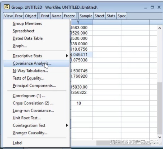 ols残差_Eviews基础操作及OLS回归-CSDN博客