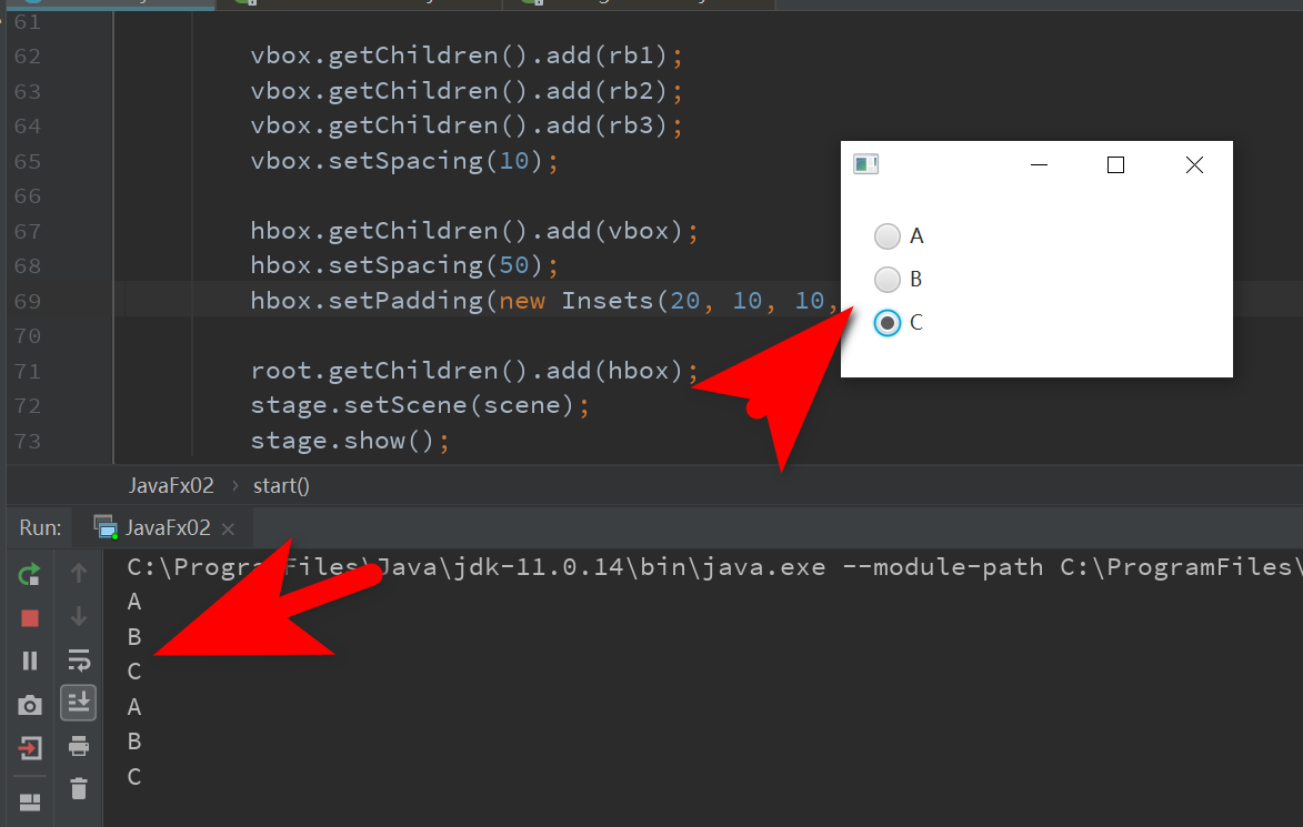 JavaFX单选按钮_javafx radiobutton-CSDN博客