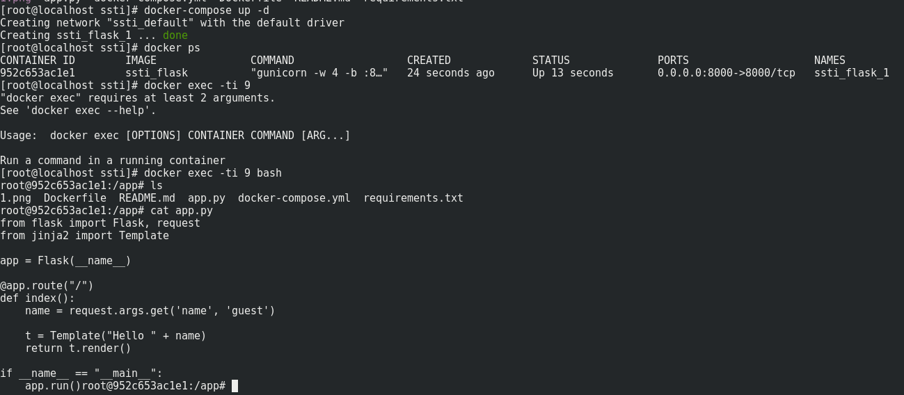 jinja2模板注入_Flask（Jinja2） 服务端模板注入漏洞(SSTI)-CSDN博客