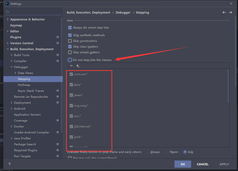 IDEA Debug时，Step Into无法进入断点（系统类断点）_idea debug模式下不进断电-CSDN博客