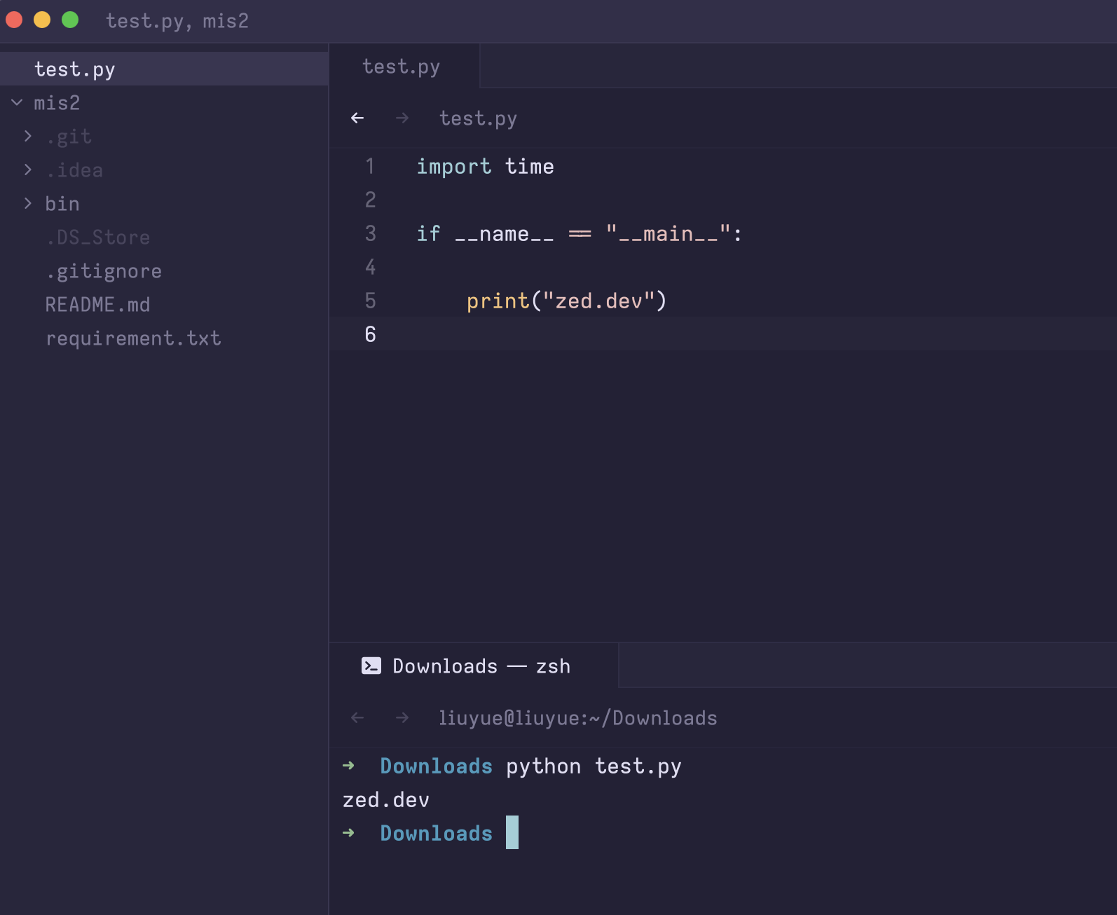 性能的极致,Rust的加持,Zed-Dev编辑器快速搭建Python3.10开发环境_zed编辑器 不支持中文-CSDN博客