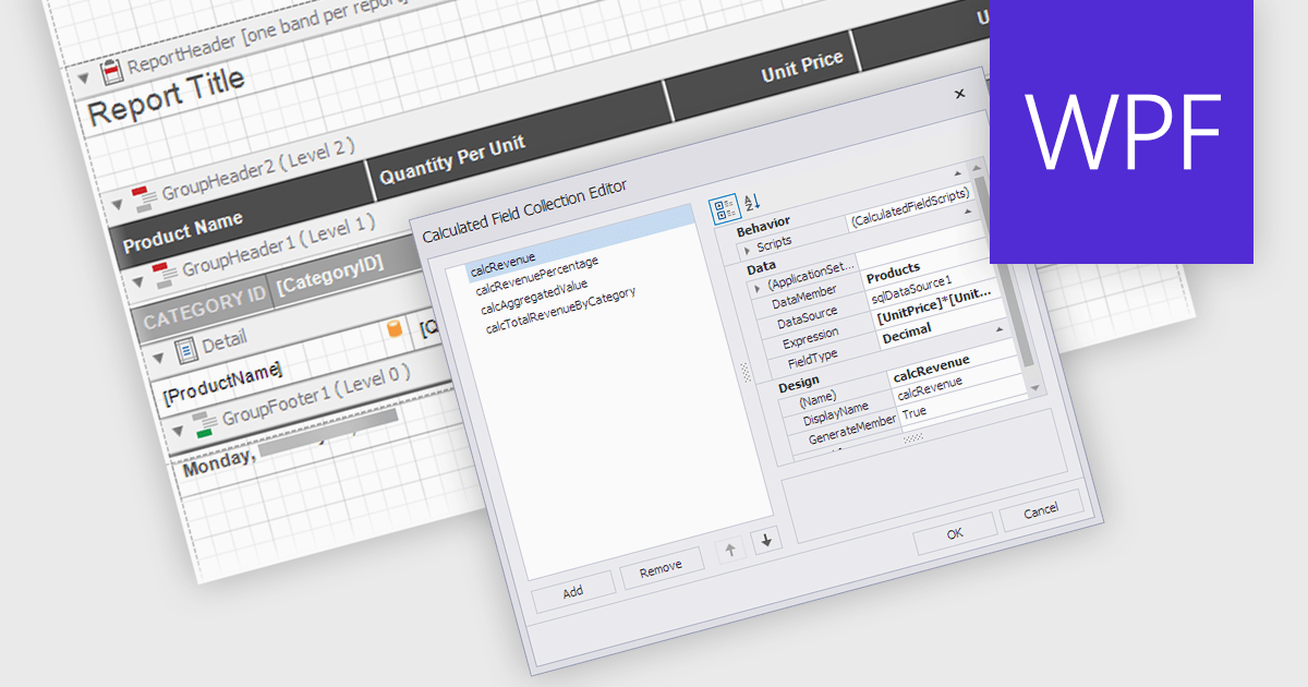 通过实时数据处理定制报告-ActiveReports.NET WPF_activereports wpf-CSDN博客