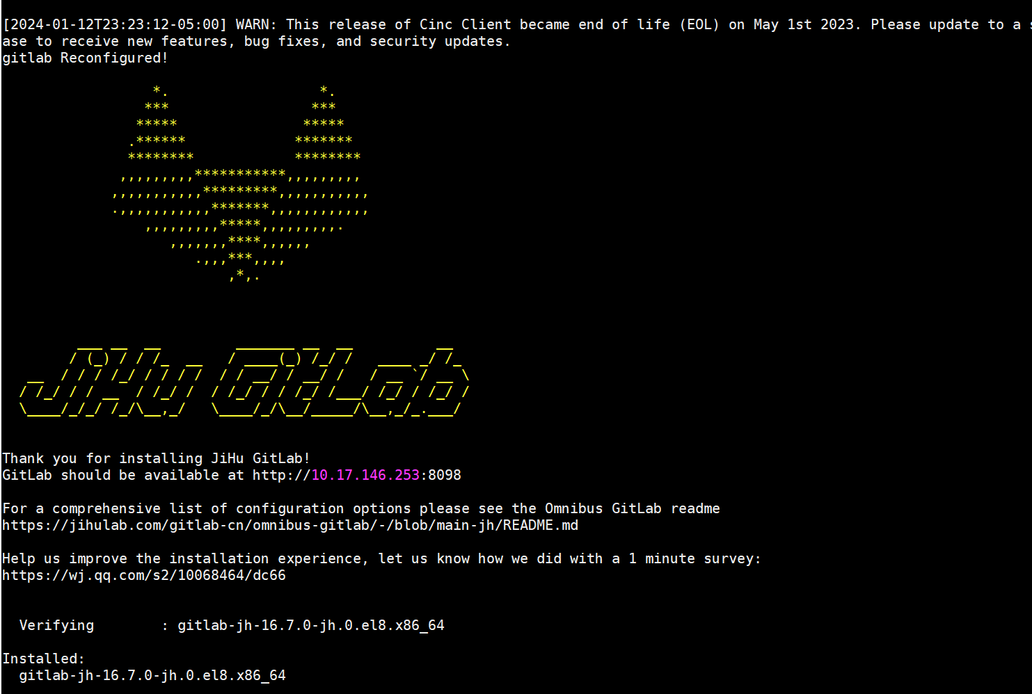 第一章 gitlab搭建_generate yum cache for gitlab-jh-CSDN博客