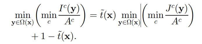 计算机视觉:暗通道去雾算法的原理及python实现暗通道先验 Python Csdn博客