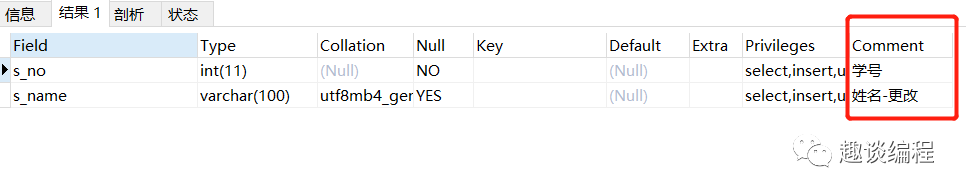Mysql如何给字段添加注释?mysql给字段加注释 Csdn博客 8077
